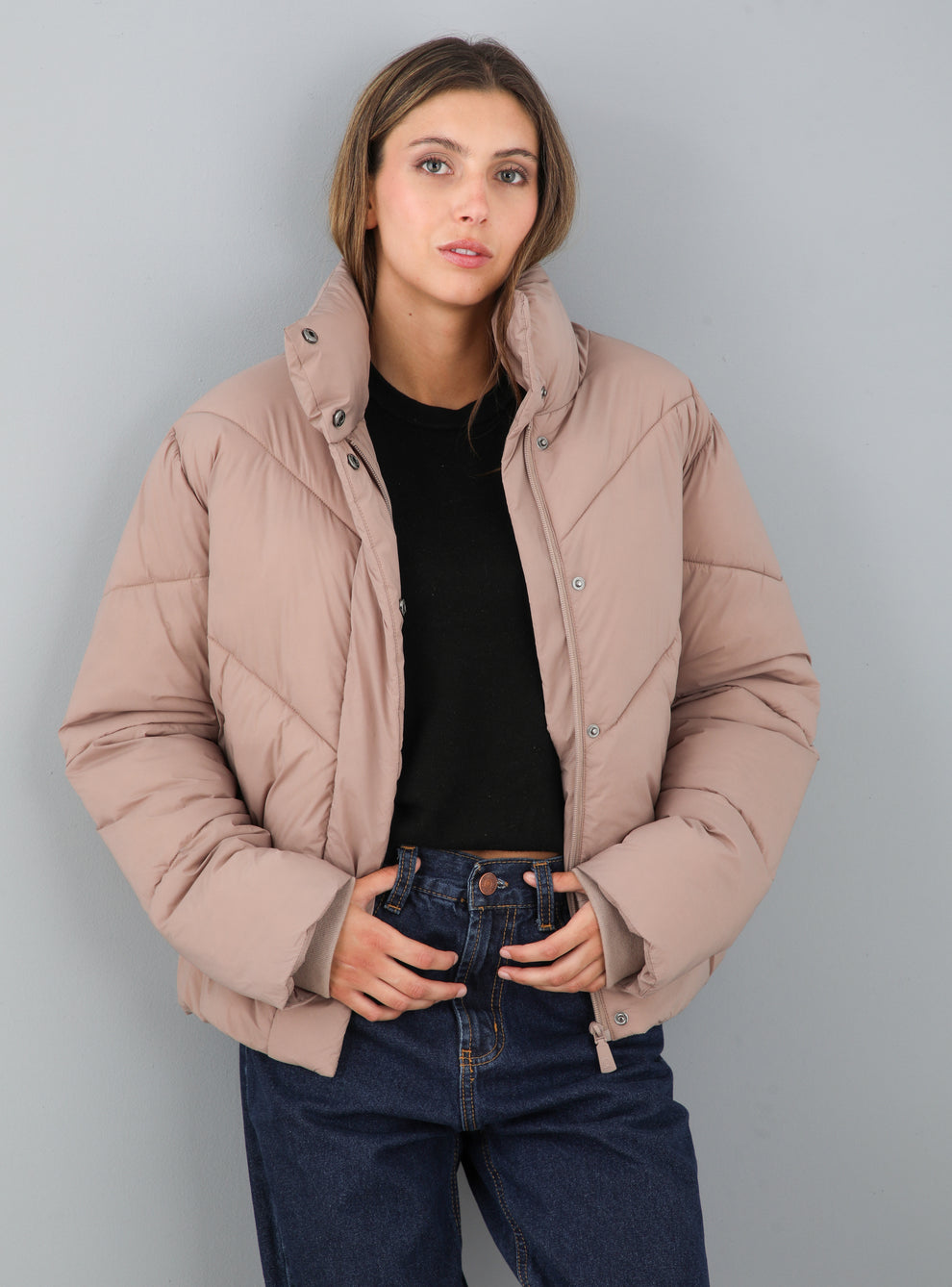 Parka Peony color beige - Cova – COVA